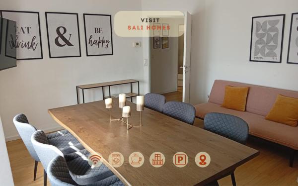 Sali Homes - 3br Apartment, 6 Single Beds, Central Bayreuth - Bayreuth