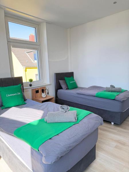 Livemore24 - Space In Oberhausen Wlan - Smart-tv - 24-7 Check-in Und Küche - 오버하우젠