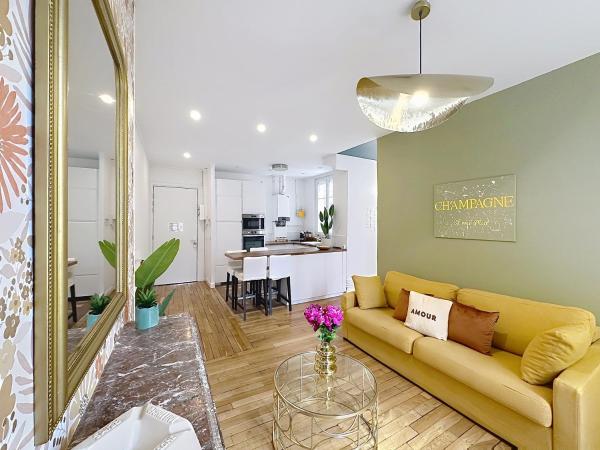 Boudoir - Appartement Rare - 2 Chambres - Cathédrale 3 Min - Centre - Reims - Reims
