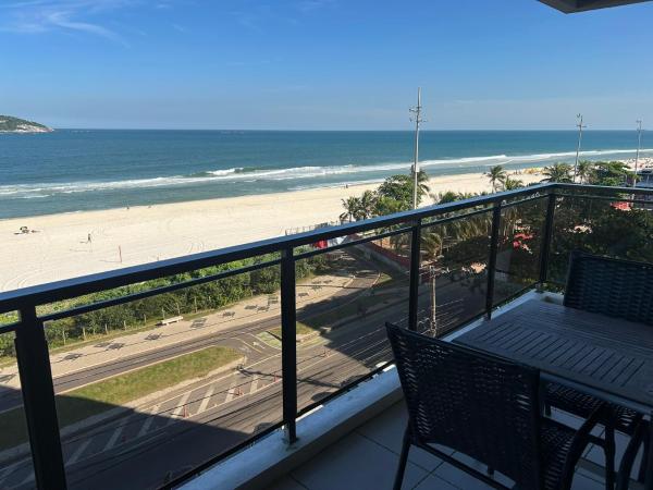Beachfront 2 Bedrooms - Aparthotel - Ocean View - Pool, Gym - Praia Do Pepê - Rio de Janeiro