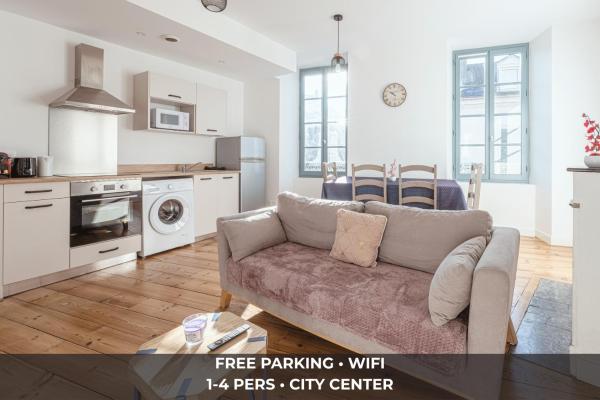 Au Cœur De Pau - Parking Privé - Roselys - Pau