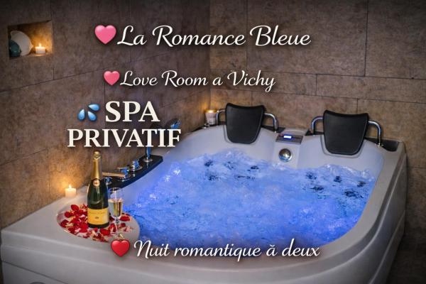 Romance Bleue -Love Room -Spa Privatif - Netflix -Séjour à Vichy - Cusset