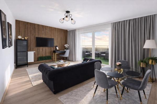 Modern 2-room Apartment With Large Balcony & Private Parking - Gdańsk
