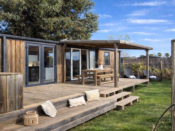 Le Tropical Mobil Home 6 Personnes - Plage à 200m - Parc Aquatique - Camping 5 Etoiles Les Dunes - Le Barcarès