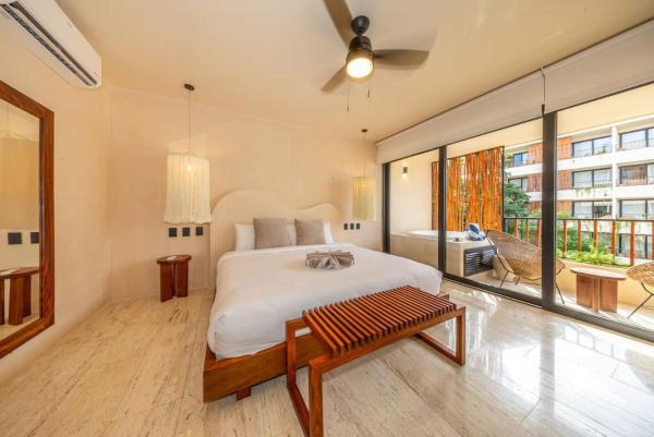 Peaceful Studio Retreat With Hot Tub And King Bed - Tulum