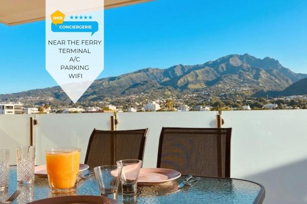 Modern 2br Apt 10 Min Walk To Moorea Ferry - Tahiti