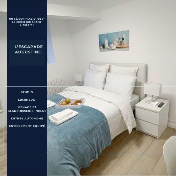 L'escapade Augustine, Studio 40m² Avec Baignoire - Marœuil