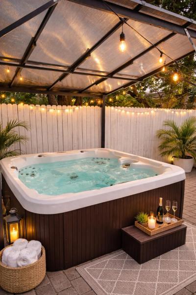 Jax Beach Hot Tub Retreat - Private Backyard - Fire Pit - Sleeps 8 - 5 Min To Beach - Jacksonville Beach, FL