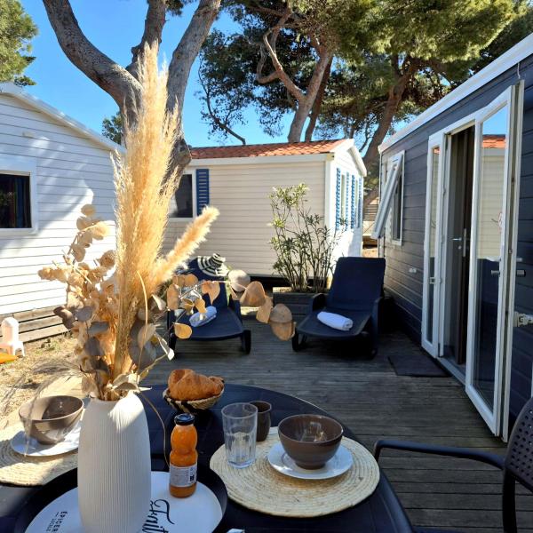 L'olivier Mobile Home 6 Personnes Camping 4 éToiles Homair La Presquile Du Barcarès Piscine Et Plage à 3 Kms - Salses-le-Château
