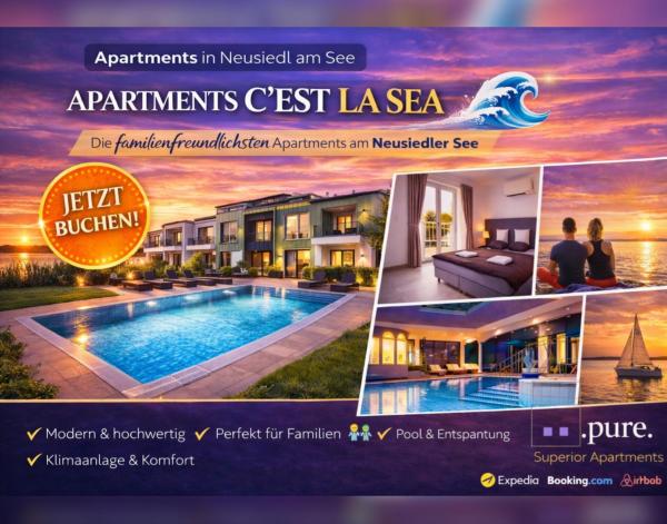 Apartments C'est La Sea - Whirlpool-apartment Oder Dachterrassen-apartment - Pets Welcome - Podersdorf am See