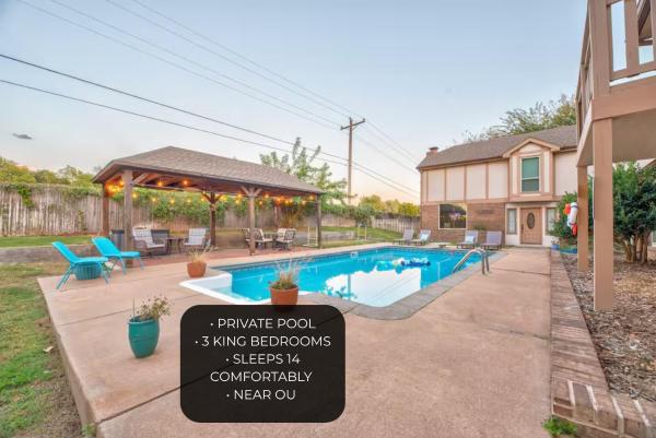 3 King Beds- Near Ou-no Bunks-private Suites - Norman, OK