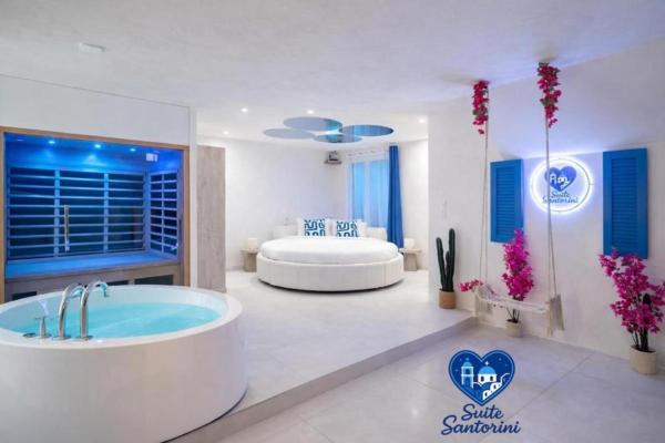 Suite Romantique Santorini Avec Balnéo & Sauna - Pézenas