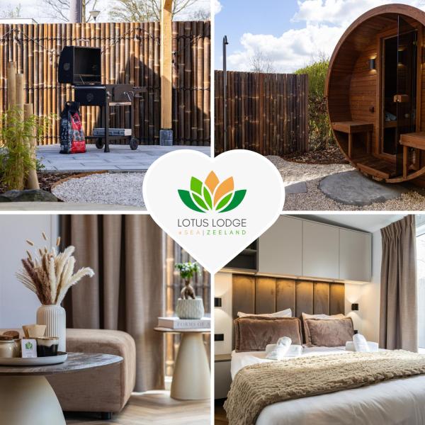 'Lotus Lodge' - Japanese Wellness Lodge In Zeeland - Private Sauna - Outdoor Shower - Japanese Garden - Free Wifi, Towels & Bed Linenn - Kamperland