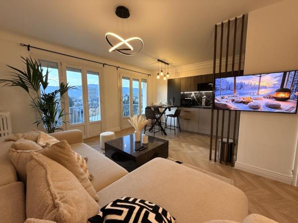 Les Balcons Du Nivolet - Modern 3-room Apartment & Downtown - Chambéry