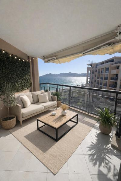 Studio With Sea View And Terrace - 4 People - Pool - Cannes