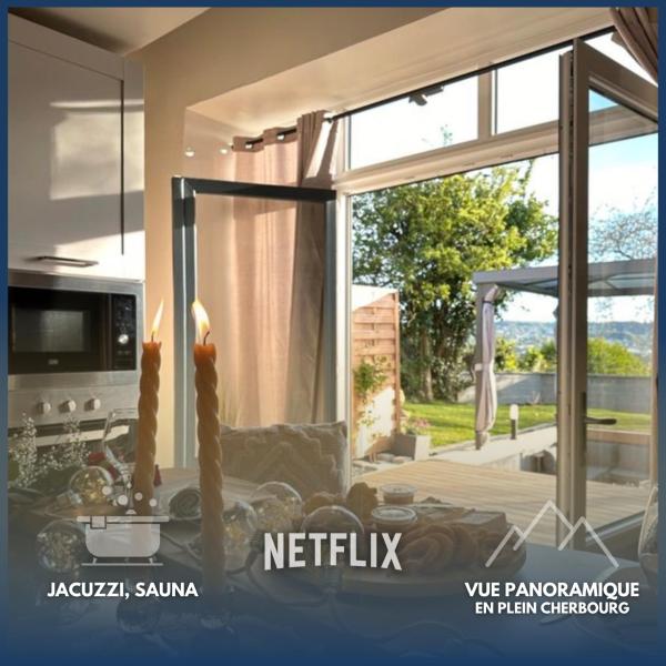 L'envol - Jacuzzi, Sauna Et Belle Vue - Cherbourg-Octeville