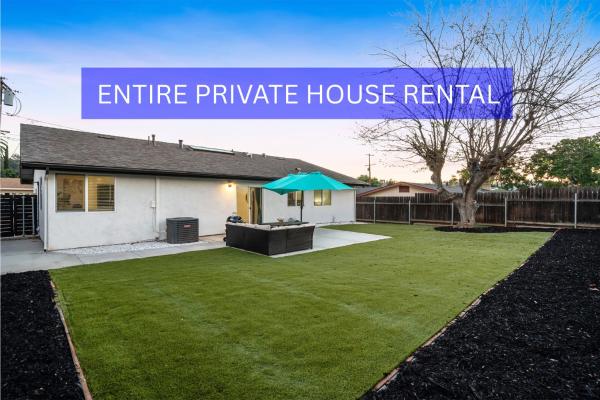 Entire Private House W 4 Bedrooms, 2 Bath, King Bed, Garage, Gated Yard, Ranch Style, Available Now - El Cajón, CA