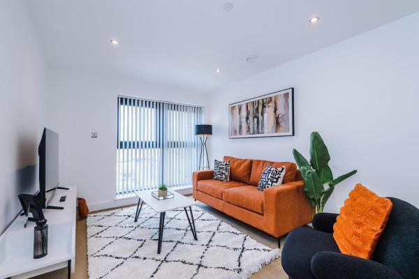 2 Bed 2 Bath Apartment Leeds City Centre - Fast Wifi - Weekly & Monthly Stays - Leeds