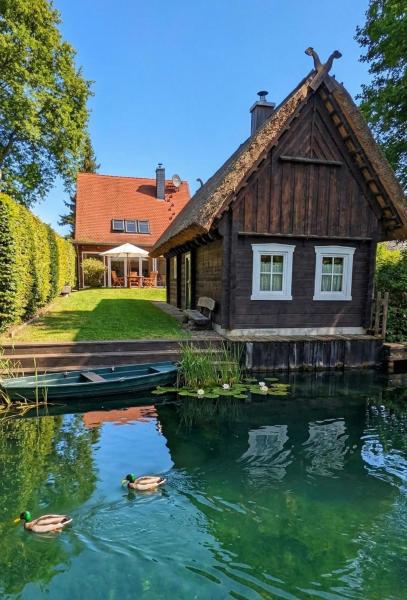 Ferienhaus Fließ Paradies Mit Privatem Saunahaus - Leipe, Spreewald - Lübbenau/Spreewald