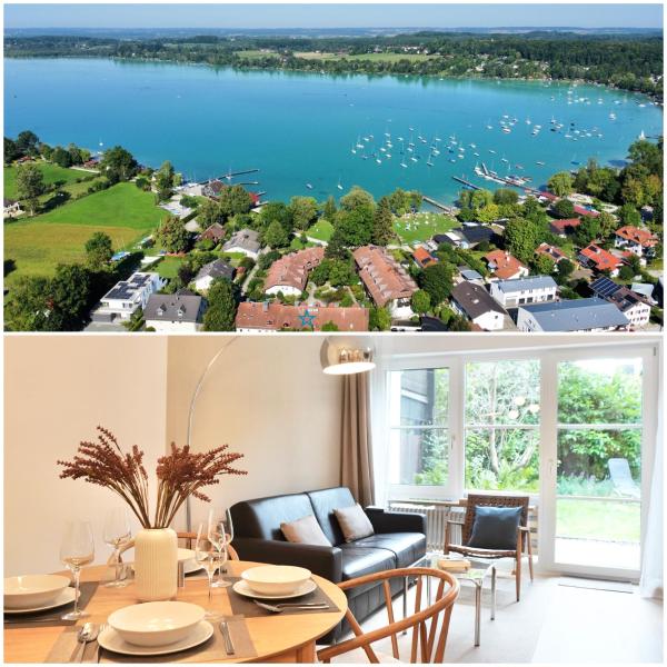 Design Studio Am See Mit Terrasse, Garten, 40m Vom See - Snug Stays 2 - Starnberg