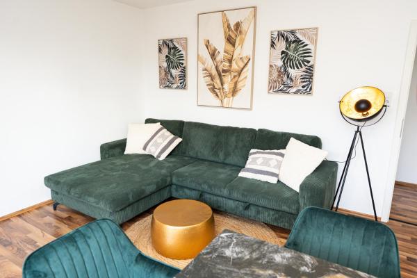 Zen Apartment - 3 Rooms - 4 Beds - Balcony - Kitchen - Washing Machine - Bremen