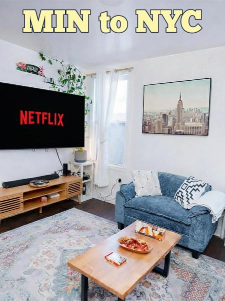 Stylish And Bright Stay With Free Parking 15 Min To Nyc - Union City, NJ