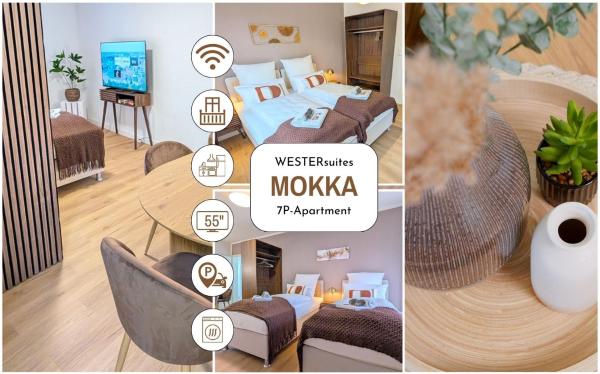 Westersuites - Mokka - 3br Zentral Balkone Wlan 7 Betten Waschtrockner - Delmenhorst