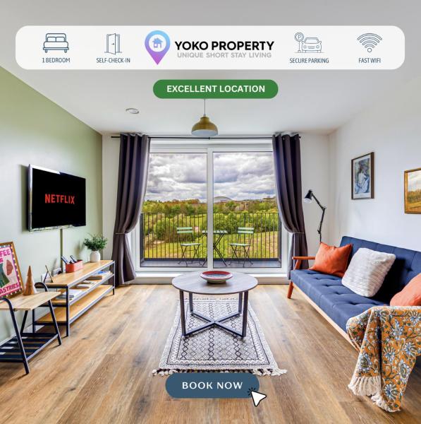 Penthouse Apartment With Balcony In Campbell Wharf I City Centre I Secure Parking I Fast Wifi I Smart Tv I Self-check-in I By Yoko Property - Milton Keynes