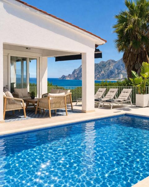 Villa Lujo Vistas Mar - Piscina Privada - Playa A Pie - Calp