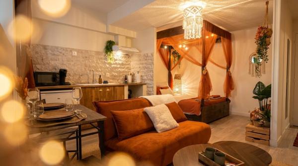 Appartement Nid Bohème - Romantique Et Cosy - Saint-Gaudens