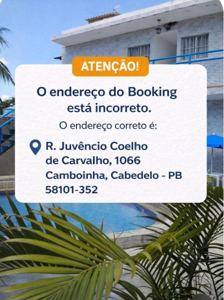 Pousada Camboinha Endereço Correto Nas Fotos - Santa Rita