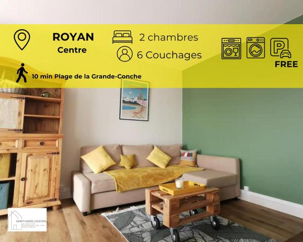 Appartement Lumineux Proche Plage Et Marché, Centre-ville Accessible à Pied Parking Gratuit I Sweet Homes Location - La Palmyre