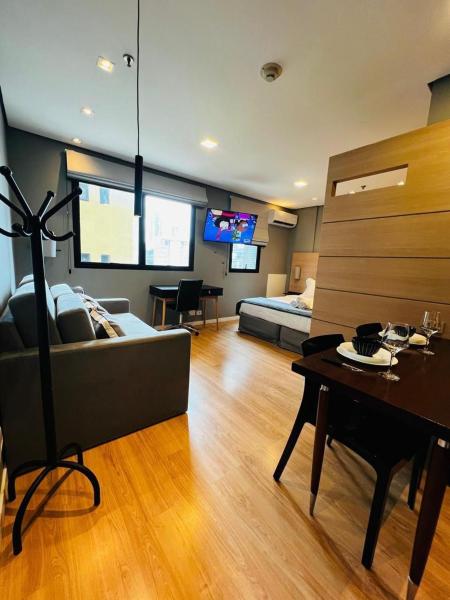 Flat - Transamerica Executive Chacara Santo Antonio Com Ar Condicionado E Vaga - São Paulo