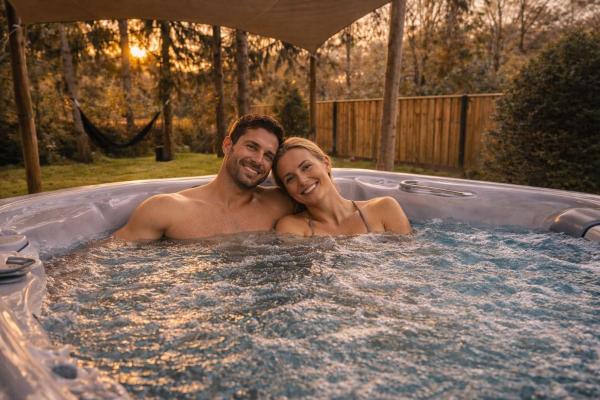 Wellness Tuin - Ultieme Partner Beleving - Amazone Wellness Lodge Met Indoor Privé Sauna, Privé Stoom Cabine, Privé Jacuzzi - Gratis Fles Prosecco & Leuke Partner Connect Box ! - Venlo