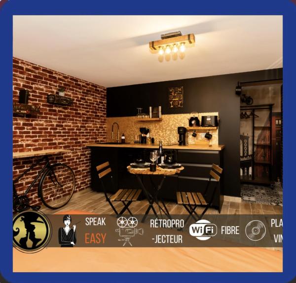 "The Speakeasy" Pub New Yorkais Centre Ville - Idéal Pro - Wifi Fibre - Rétroprojecteur Cinéma - Saint-Étienne