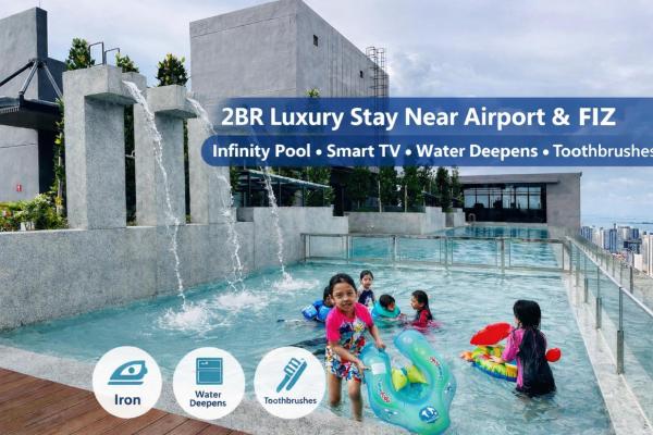 Wow! Sea & Penang Bridge View Infinity Pool 2br - Bayan Lepas