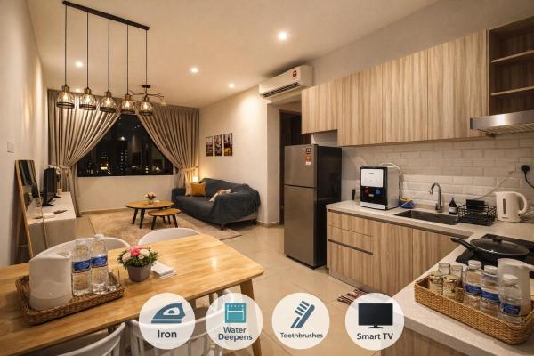 Romantic Sea & Penang Bridge View Luxury 2br - Bayan Lepas