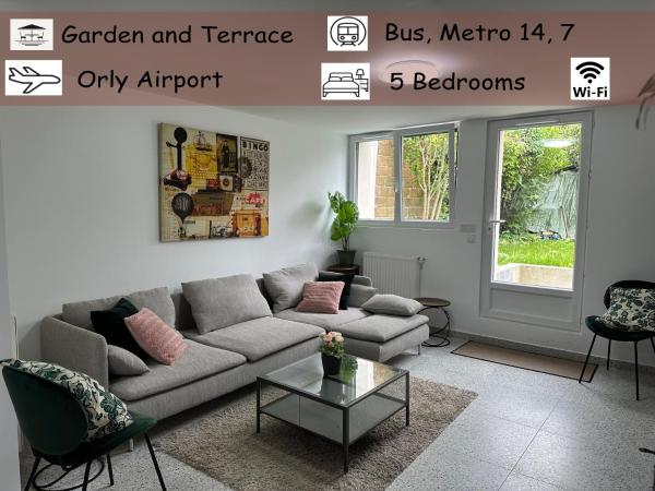 Dream House Paris 5 Chambres Proche M7et M14 - Suresnes