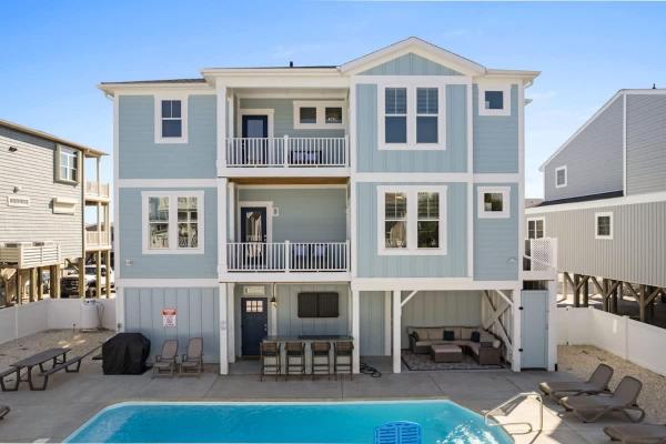Isle Escape, 6 Bedrooms, 6 Bathrooms, Private Pool, Elevator, Stunning Ocean Views - Ocean Isle Beach, NC