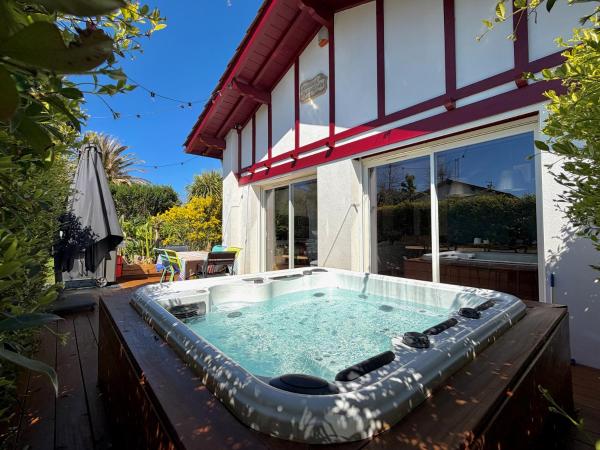 Haurren Zoriona - Maison Basque Moderne Climatisée Avec Jacuzzi - Ascain