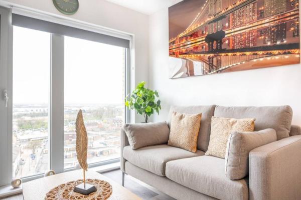 Chique Modern Spacious 2 Bed Apartment Manchester - Bolton