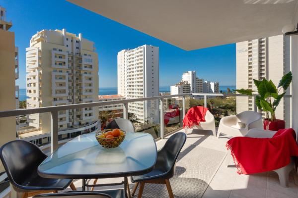 Mcramé Design Apt Sea View, Beachfront, Swimming Pool, 2bdr, 2bar, 6 Pax, Praia Da Rocha - Prainha