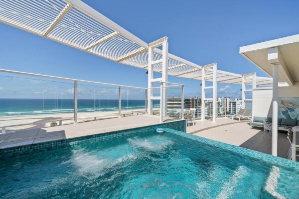 Kirra Beach Penthouse Private Rooftop And Plunge Pool - Snapper Rocks, Coolangatta