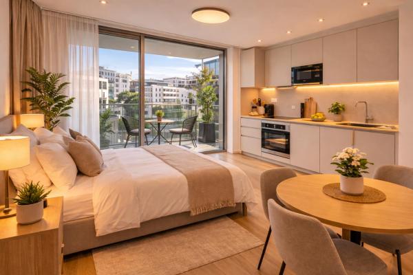 Modern Studio Zurich Center - Zurich main station