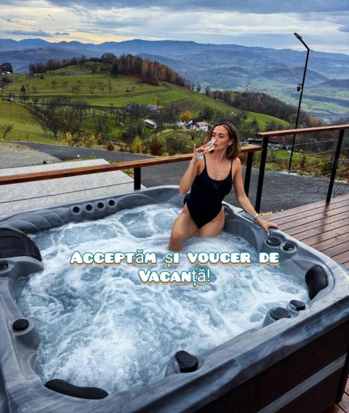Cabana Bradova Jacuzzi & Heated Pool A-frame - Ocna Șugatag