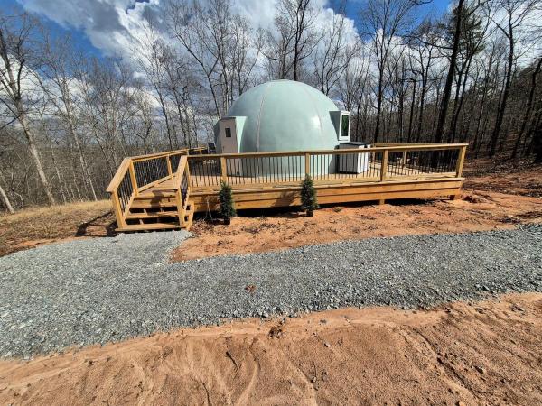 Secluded Woodland Geodome With Panoramic Views & Private Trails In Milledgeville, Georgia - Georgia