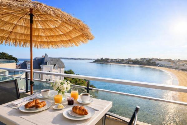 Le Crystal - Vue Mer & Accès Plage - Parking Privé - Dinard