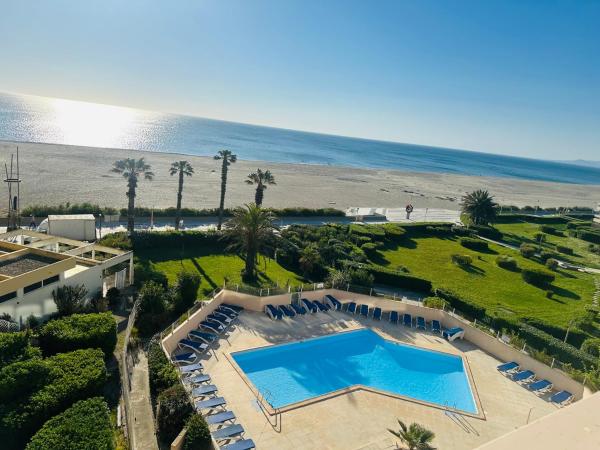 Le Sublime Terrasse Vue Mer Piscine Avec Parking Privé Linge Et Ménage De Fin De Séjour Compris - Canet-en-Roussillon