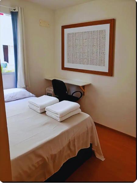 Apartamento 2 Quartos 1 Com Ar Em Condominio No Litoral Norte - Lauro de Freitas