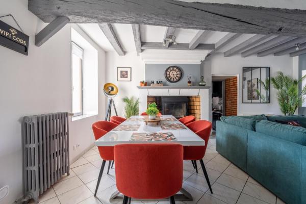 Maison Rénovée -Jardin-6 Pers- Châteaux-beauval - La Belle Fleurie - Montrichard